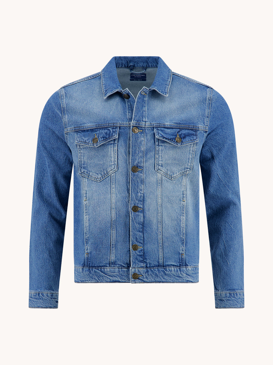Jacket Denim – Classic Light-Wash Denim Jacket – A fish named Fred